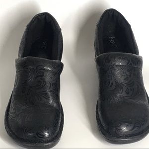 boc | Shoes | Boc Black Vegan Leather Tooled Clogs Woma | Poshmark
